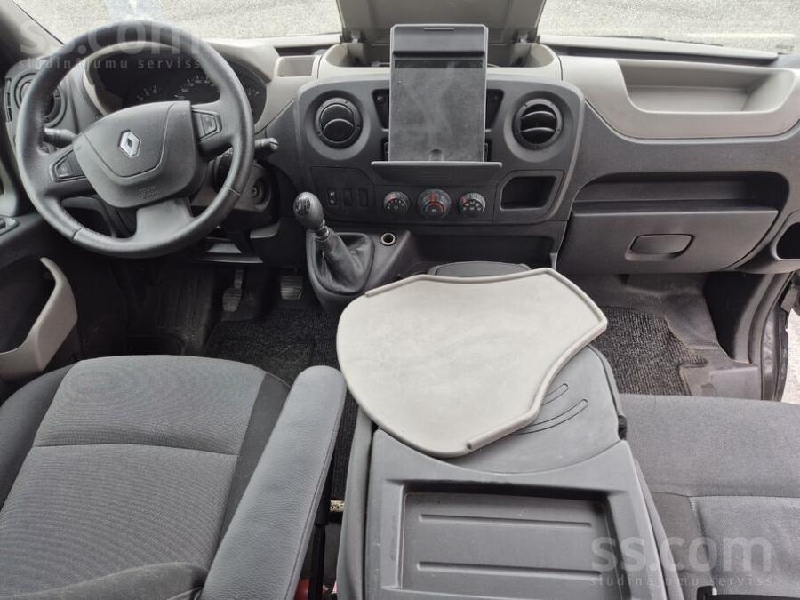 Black Renault Master 2012 in Riga, with an engine capacity of 2.30 L and mileage of 207 thousand km for 12695 €, photo 10 on AUTOMOTO.COM.LV