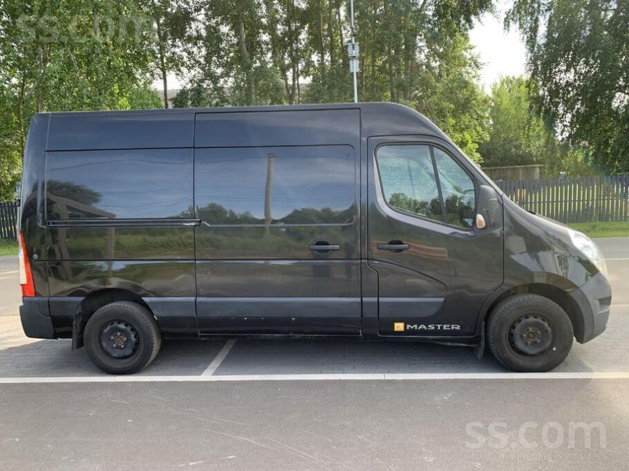Black Renault Master 2014 in Riga, with an engine capacity of 2.30 L and mileage of 321 thousand km for 6750 €, photo 5 on AUTOMOTO.COM.LV