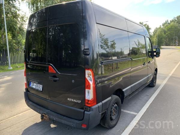 Black Renault Master 2014 in Riga, with an engine capacity of 2.30 L and mileage of 321 thousand km for 6750 €, photo 7 on AUTOMOTO.COM.LV