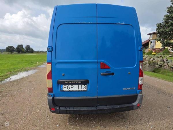 Blue Renault Master 2011 in Skuodas, with an engine capacity of 2.30 L and mileage of 486 thousand km for 4800 €, photo 4 on AUTOMOTO.COM.LV