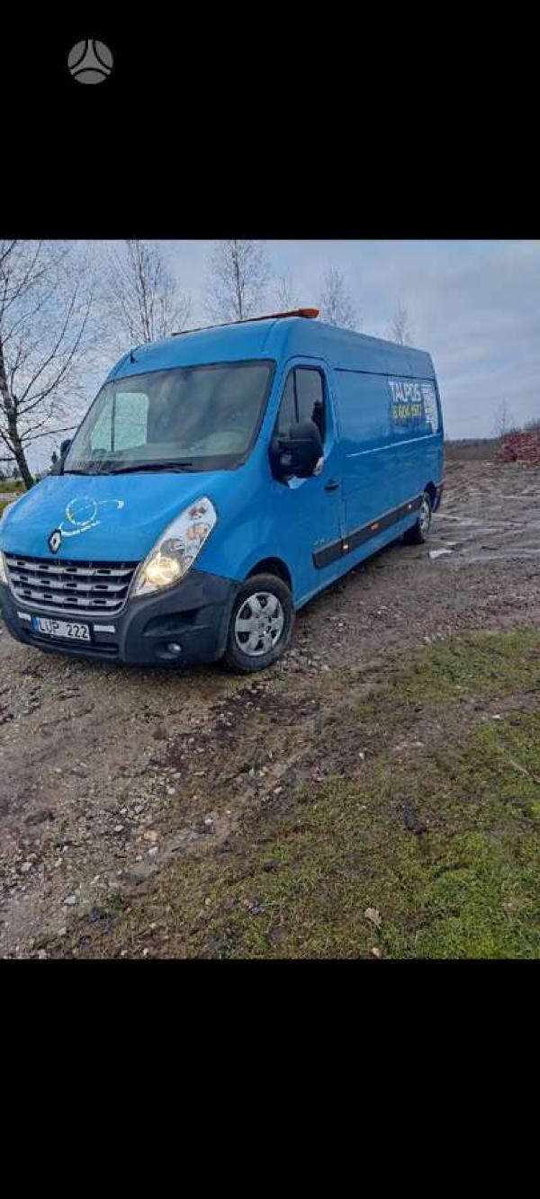 Blue Renault Master 2012 in Gargzdai, with an engine capacity of 2.30 L and mileage of 330 thousand km for 5500 €, photo 1 on AUTOMOTO.COM.LV
