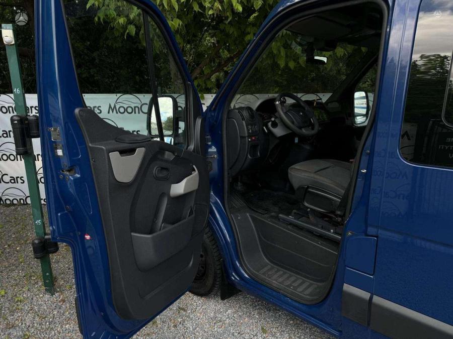 Blue Renault Master 2012 in Vilnius, with an engine capacity of 2.30 L and mileage of 310 thousand km for 7300 €, photo 10 on AUTOMOTO.COM.LV