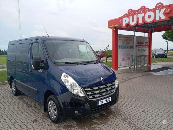 Blue Renault Master 2014 in Jurbarkas, with an engine capacity of 2.30 L and mileage of 95 thousand km for 9300 €, photo 3 on AUTOMOTO.COM.LV
