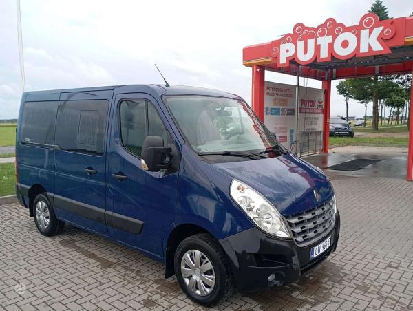 Blue Renault Master 2014 in Jurbarkas, with an engine capacity of 2.30 L and mileage of 95 thousand km for 9300 €, photo 5 on AUTOMOTO.COM.LV
