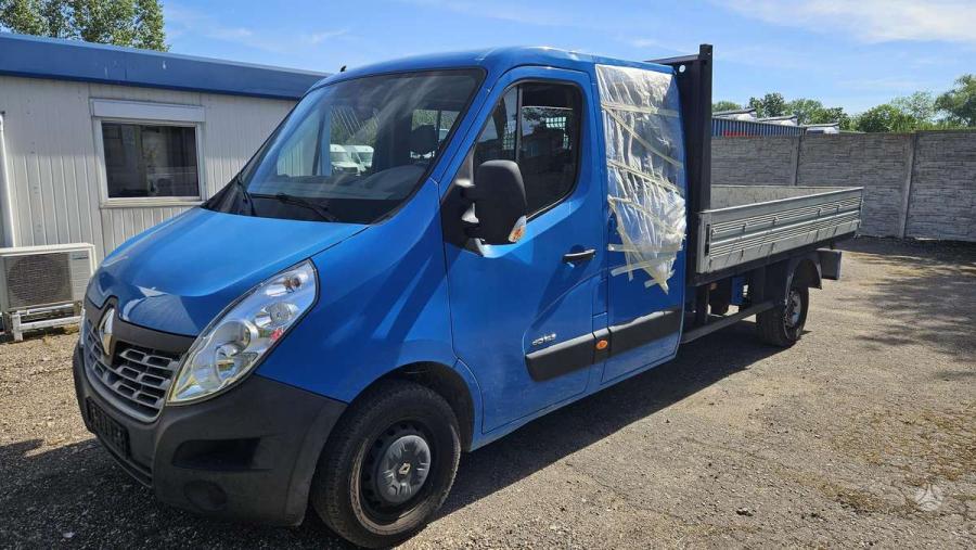 Blue Renault Master 2015 in Marijampole, with an engine capacity of 2.30 L and mileage of 309 thousand km for 7900 €, photo 1 on AUTOMOTO.COM.LV