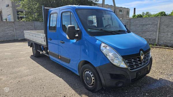 Blue Renault Master 2015 in Marijampole, with an engine capacity of 2.30 L and mileage of 309 thousand km for 7900 €, photo 2 on AUTOMOTO.COM.LV