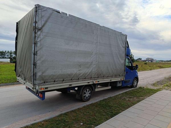 Blue Renault Master 2018 in Vilnius, with an engine capacity of 2.30 L and mileage of 456 thousand km for 6200 €, photo 5 on AUTOMOTO.COM.LV