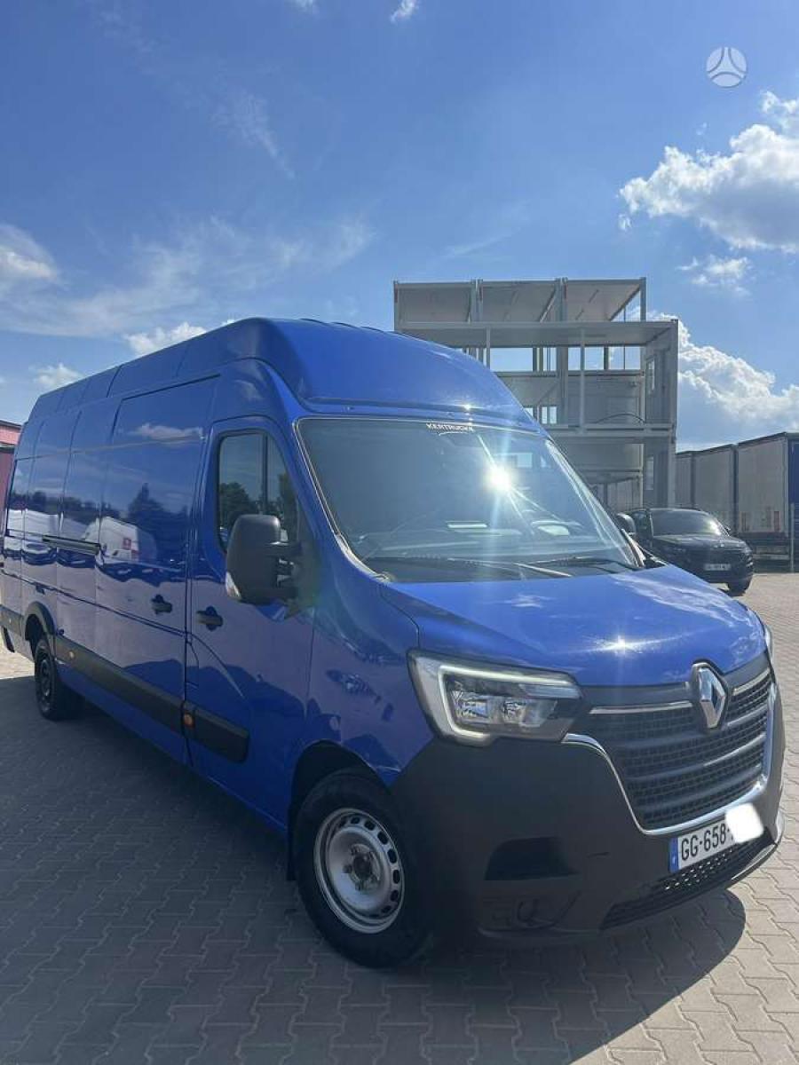 Blue Renault Master 2022 in Kaunas, with an engine capacity of 2.30 L and mileage of 326 thousand km for 9450 €, photo 1 on AUTOMOTO.COM.LV