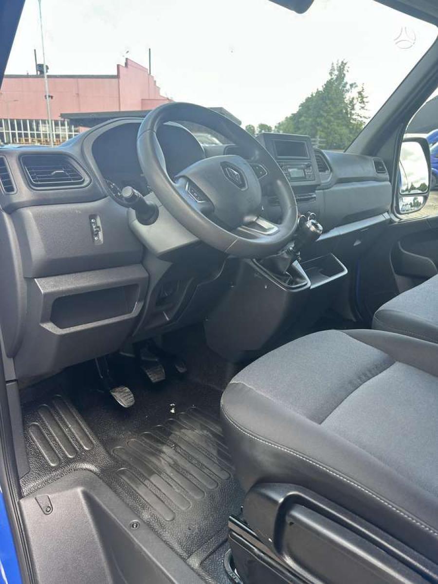 Blue Renault Master 2022 in Kaunas, with an engine capacity of 2.30 L and mileage of 334 thousand km for 8600 €, photo 9 on AUTOMOTO.COM.LV