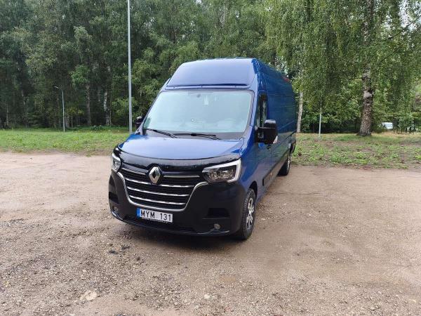Blue Renault Master 2022 in Panevezys, with an engine capacity of 2.30 L and mileage of 265 thousand km for 16000 €, photo 1 on AUTOMOTO.COM.LV