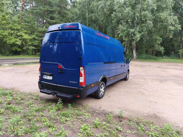 Blue Renault Master 2022 in Panevezys, with an engine capacity of 2.30 L and mileage of 265 thousand km for 16000 €, photo 3 on AUTOMOTO.COM.LV