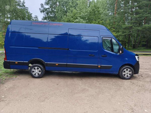 Blue Renault Master 2022 in Panevezys, with an engine capacity of 2.30 L and mileage of 265 thousand km for 16000 €, photo 4 on AUTOMOTO.COM.LV