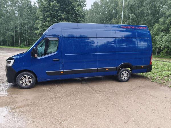 Blue Renault Master 2022 in Panevezys, with an engine capacity of 2.30 L and mileage of 265 thousand km for 16000 €, photo 5 on AUTOMOTO.COM.LV