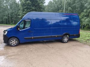 Blue Renault Master 2022 in Panevezys, with an engine capacity of 2.30 L and mileage of 265 thousand km for 16000 €, photo 5 on AUTOMOTO.COM.LV