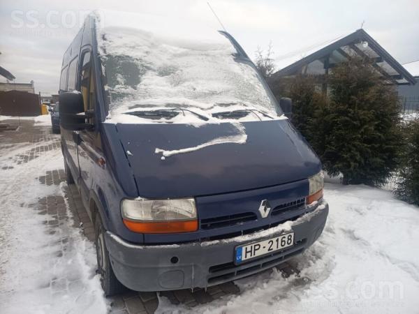 Blue Renault Master 2002 in Riga, with an engine capacity of 2.20 L and mileage of 299 thousand km for 650 €, photo 3 on AUTOMOTO.COM.LV