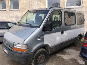 Blue Renault Master 2003 in Siauliai, with an engine capacity of 2.20 L and mileage of 380 thousand km for 2450 €, photo  on AUTOMOTO.COM.LV