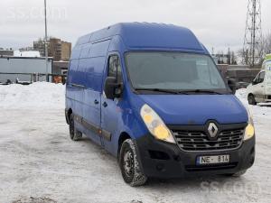 Blue Renault Master 2017 in Riga, with an engine capacity of 2.30 L and mileage of 309 thousand km for 5900 €, photo 3 on AUTOMOTO.COM.LV