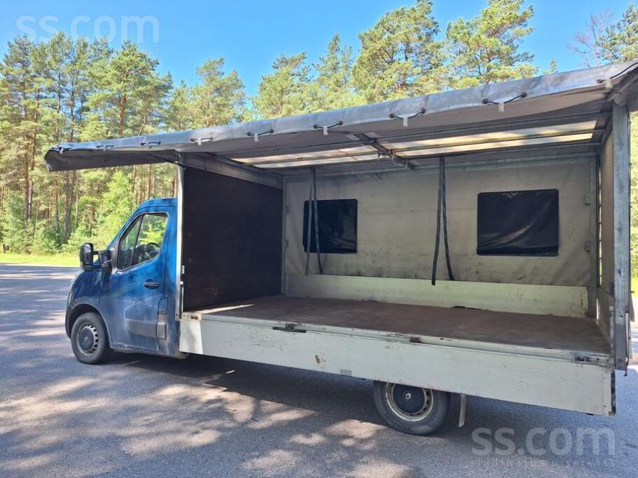 Blue Renault Master 2018 in Daugavpils, with an engine capacity of 2.30 L and mileage of 174 thousand km for 15900 €, photo 13 on AUTOMOTO.COM.LV