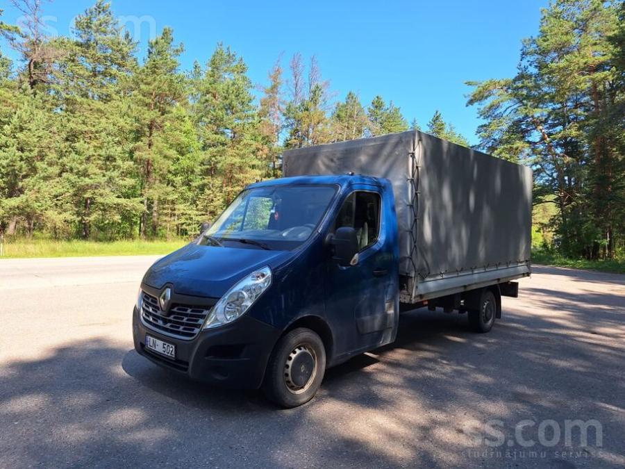 Blue Renault Master 2018 in Daugavpils, with an engine capacity of 2.30 L and mileage of 174 thousand km for 15900 €, photo 18 on AUTOMOTO.COM.LV