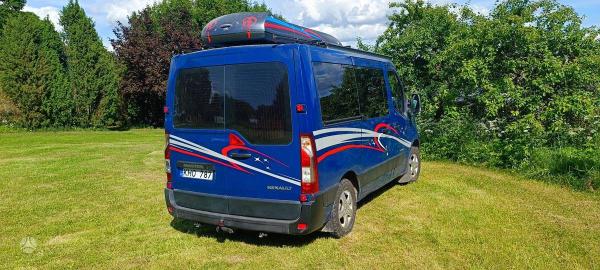 Blue Renault Master 2018 in Sirvintos, with an engine capacity of 2.30 L and mileage of 130 thousand km for 9000 €, photo 4 on AUTOMOTO.COM.LV