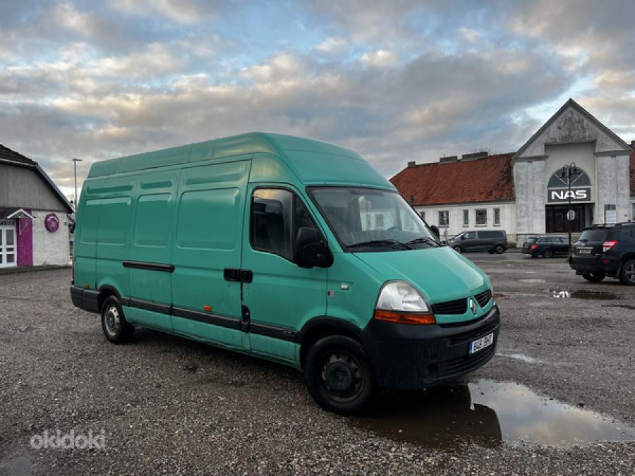 Green Renault Master 2008 in Kuressaare, with an engine capacity of 74.00 L and mileage of 458 thousand km for 3700 €, photo 1 on AUTOMOTO.COM.LV