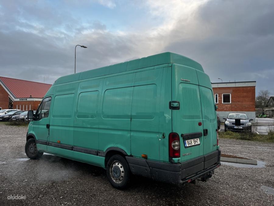 Green Renault Master 2008 in Kuressaare, with an engine capacity of 74.00 L and mileage of 458 thousand km for 3700 €, photo 9 on AUTOMOTO.COM.LV