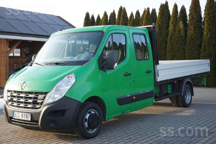 Zaļš Renault Master 2011 Bauska, ar dzinēja tilpumu 2.30 L un nobraukumu 350 tūkst. km par 9900 €, foto 1 vietnē AUTOMOTO.COM.LV