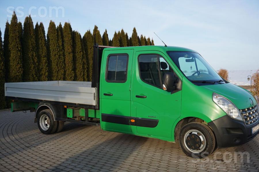 Zaļš Renault Master 2011 Bauska, ar dzinēja tilpumu 2.30 L un nobraukumu 350 tūkst. km par 9900 €, foto 4 vietnē AUTOMOTO.COM.LV