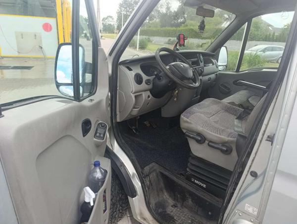 Pelēks Renault Master 2006 Tauragė, ar dzinēja tilpumu 2.46 L un nobraukumu 522 tūkst. km par 2100 €, foto 10 vietnē AUTOMOTO.COM.LV