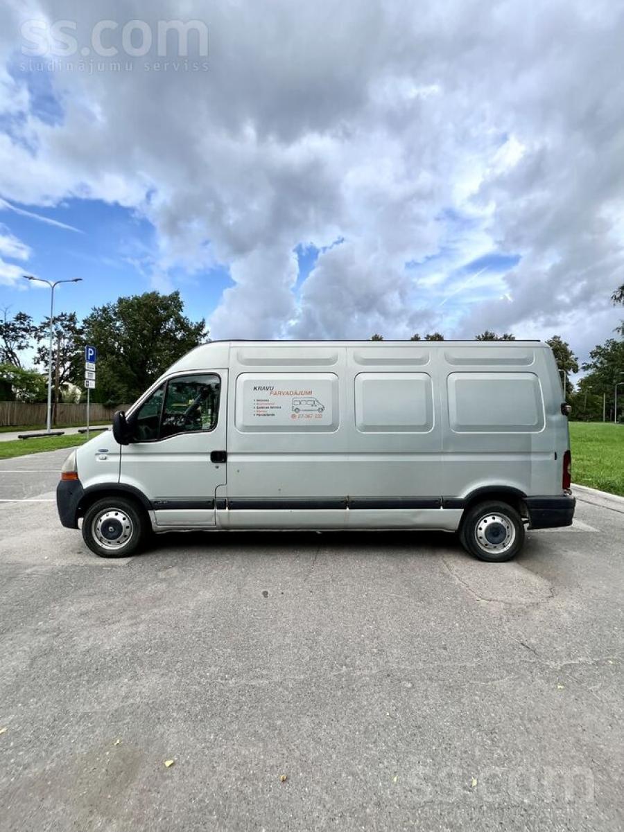 Pelēks Renault Master 2007 Rīga, ar dzinēja tilpumu 2.50 L un nobraukumu 495 tūkst. km par 1995 €, foto 3 vietnē AUTOMOTO.COM.LV