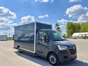 Grey Renault Master 2022 in Vilnius, with an engine capacity of 2.30 L and mileage of 202 thousand km for 13900 €, photo 4 on AUTOMOTO.COM.LV