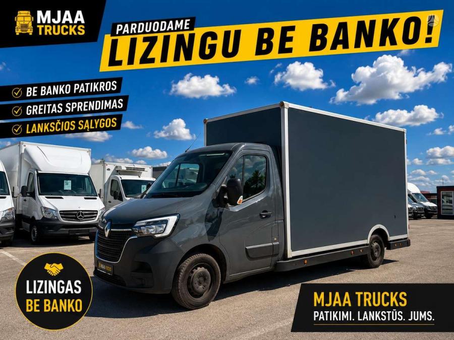 Серый Рено Мастер 2022 в Вильнюс, объемом двигателя 2.30 л и пробегом 204 тыс. км за 14990 €, фото 1 на AUTOMOTO.COM.LV
