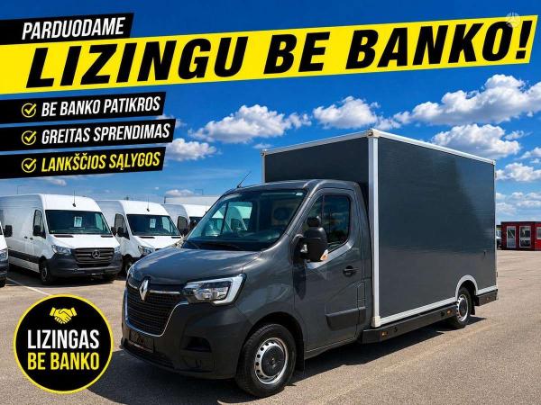 Pelēks Renault Master 2022 Viļņa, ar dzinēja tilpumu 2.30 L un nobraukumu 188 tūkst. km par 15750 €, foto 1 vietnē AUTOMOTO.COM.LV