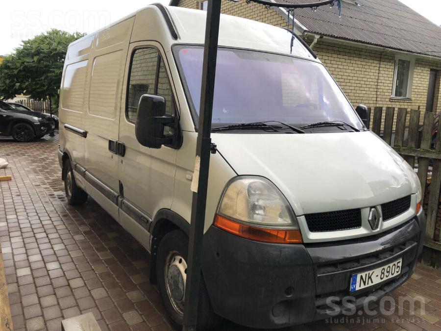 Grey Renault Master 2004 in Riga, with an engine capacity of 2.50 L and mileage of 0 thousand km for 2800 €, photo 3 on AUTOMOTO.COM.LV
