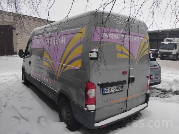 Pelēks Renault Master 2007 Ventspils, ar dzinēja tilpumu 2.50 L un nobraukumu 218 tūkst. km par 1200 €, foto 4 vietnē AUTOMOTO.COM.LV