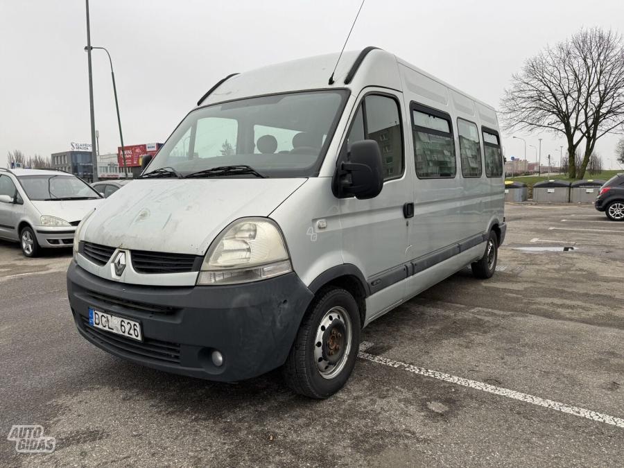 Grey Renault Master 2007 in Klaipeda, with an engine capacity of 2.50 L and mileage of 381 thousand km for 4200 €, photo 1 on AUTOMOTO.COM.LV