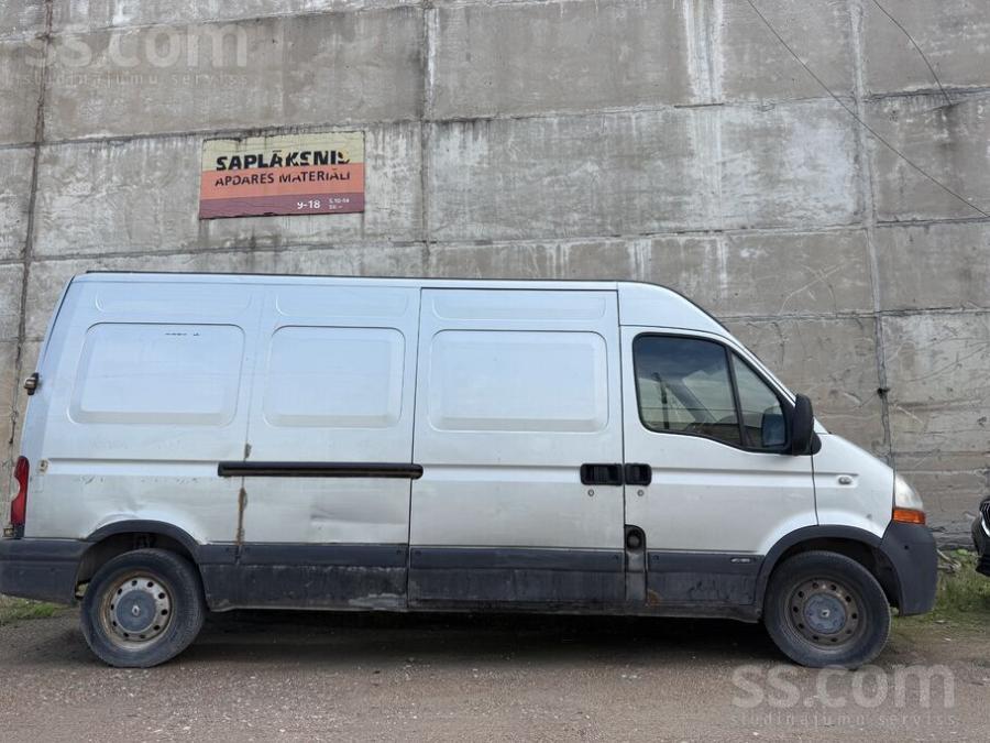 Pelēks Renault Master 2007 Rīga, ar dzinēja tilpumu 2.50 L un nobraukumu 583 tūkst. km par 1990 €, foto 4 vietnē AUTOMOTO.COM.LV