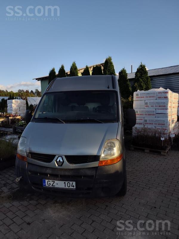 Grey Renault Master 2007 in Riga, with an engine capacity of 2.50 L and mileage of 551 thousand km for 1700 €, photo 1 on AUTOMOTO.COM.LV