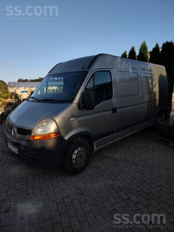 Grey Renault Master 2007 in Riga, with an engine capacity of 2.50 L and mileage of 551 thousand km for 1700 €, photo 3 on AUTOMOTO.COM.LV