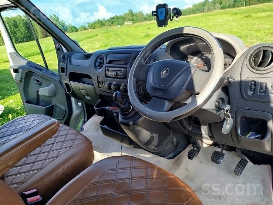 Pelēks Renault Master 2017 Daugavpils, ar dzinēja tilpumu 2.30 L un nobraukumu 147 tūkst. km par 12555 €, foto 11 vietnē AUTOMOTO.COM.LV