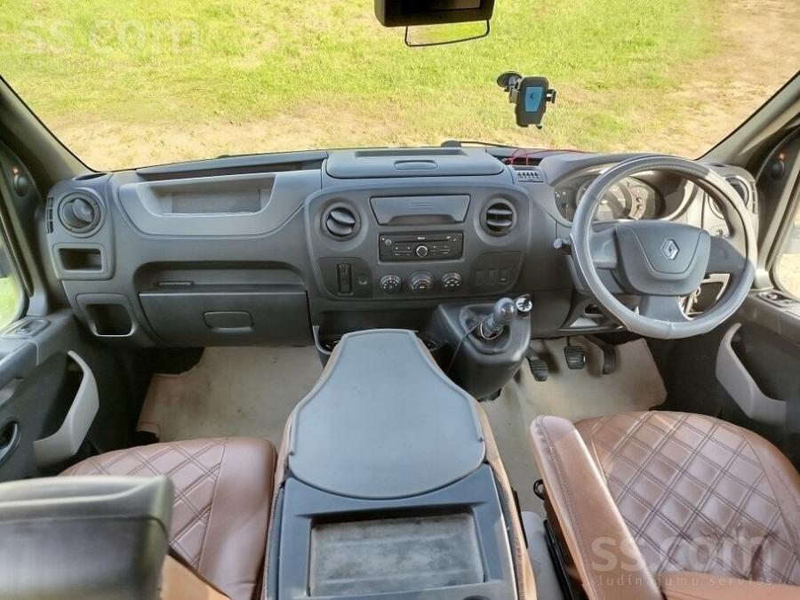 Pelēks Renault Master 2017 Daugavpils, ar dzinēja tilpumu 2.30 L un nobraukumu 147 tūkst. km par 12555 €, foto 15 vietnē AUTOMOTO.COM.LV