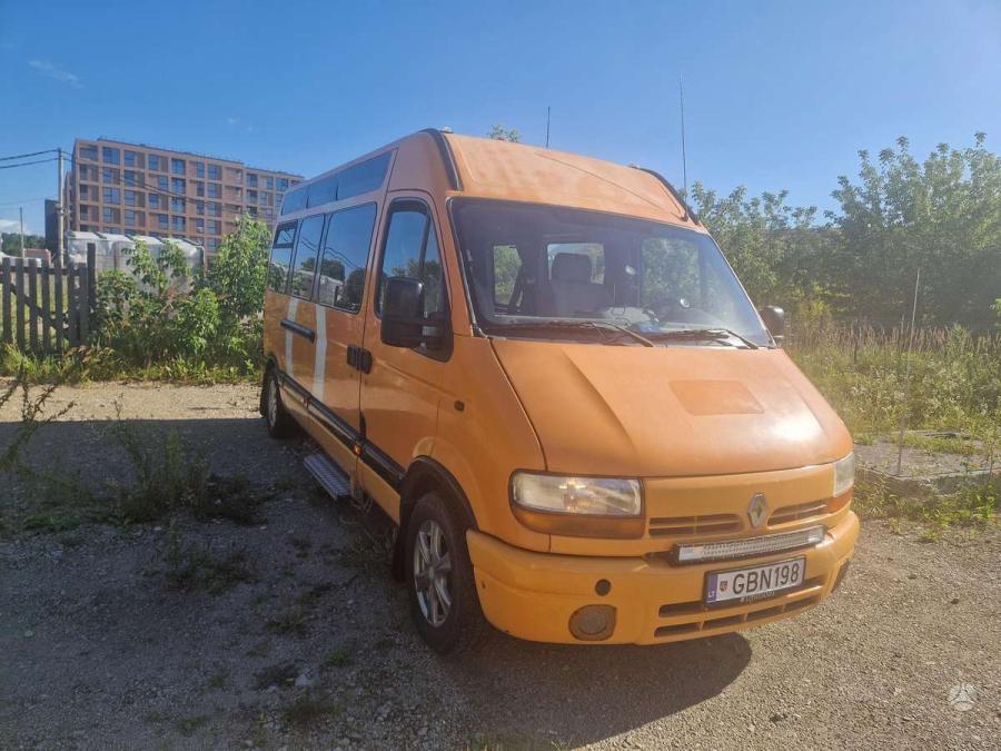 Orange Renault Master 2002 in Vilnius, with an engine capacity of 2.19 L and mileage of 361 thousand km for 6000 €, photo 3 on AUTOMOTO.COM.LV