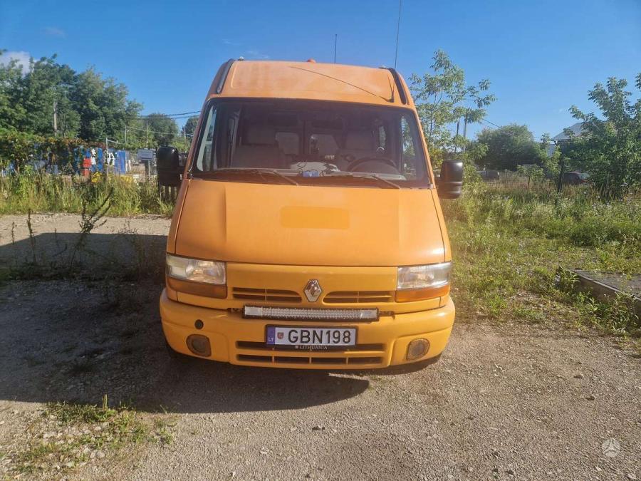 Orange Renault Master 2002 in Vilnius, with an engine capacity of 2.19 L and mileage of 361 thousand km for 6000 €, photo 4 on AUTOMOTO.COM.LV