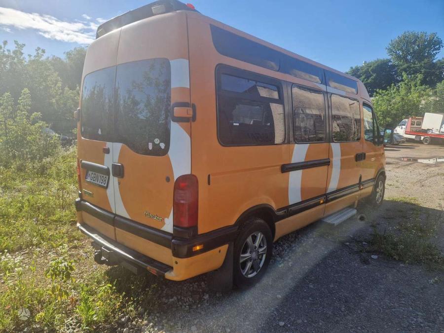 Orange Renault Master 2002 in Vilnius, with an engine capacity of 2.19 L and mileage of 361 thousand km for 6000 €, photo 7 on AUTOMOTO.COM.LV