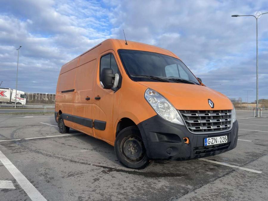 Oranžs Renault Master 2013 Viļņa, ar dzinēja tilpumu 2.30 L un nobraukumu 250 tūkst. km par 3499 €, foto 1 vietnē AUTOMOTO.COM.LV