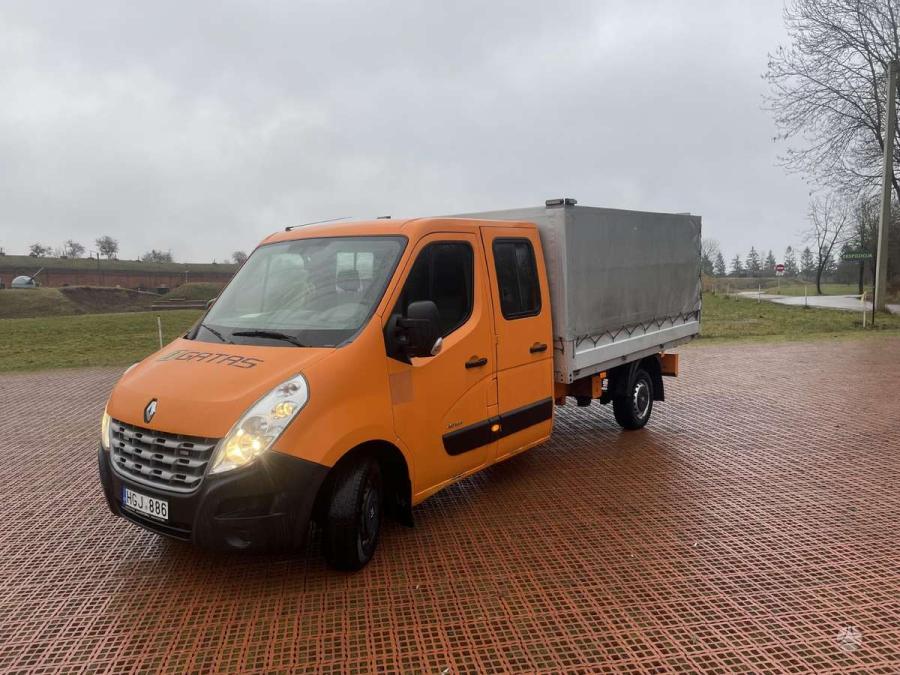 Orange Renault Master 2014 in Kaunas, with an engine capacity of 2.30 L and mileage of 213 thousand km for 8833 €, photo 1 on AUTOMOTO.COM.LV