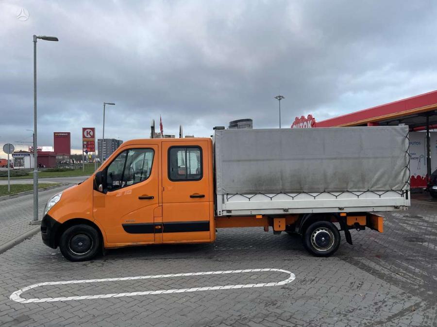 Orange Renault Master 2014 in Kaunas, with an engine capacity of 2.30 L and mileage of 213 thousand km for 8833 €, photo 4 on AUTOMOTO.COM.LV