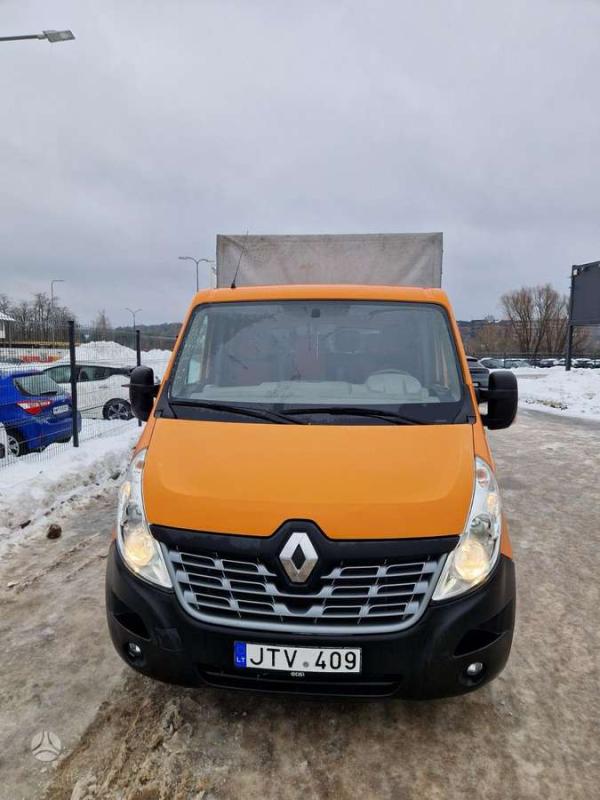 Orange Renault Master 2017 in Vilnius, with an engine capacity of 2.30 L and mileage of 183 thousand km for 8500 €, photo 1 on AUTOMOTO.COM.LV