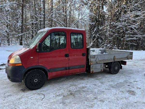 Sarkans Renault Master 2005 Viļņa, ar dzinēja tilpumu 2.49 L un nobraukumu 391 tūkst. km par 2000 €, foto 2 vietnē AUTOMOTO.COM.LV