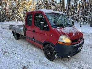 Sarkans Renault Master 2005 Viļņa, ar dzinēja tilpumu 2.50 L un nobraukumu 390 tūkst. km par 2000 €, foto  vietnē AUTOMOTO.COM.LV